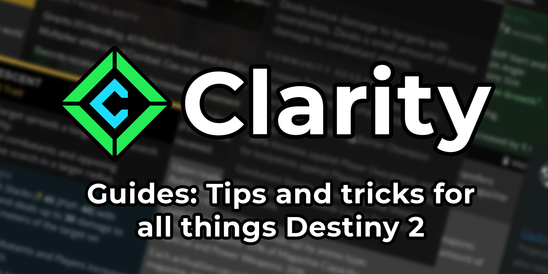 Guides | Clarity – Destiny 2 Research